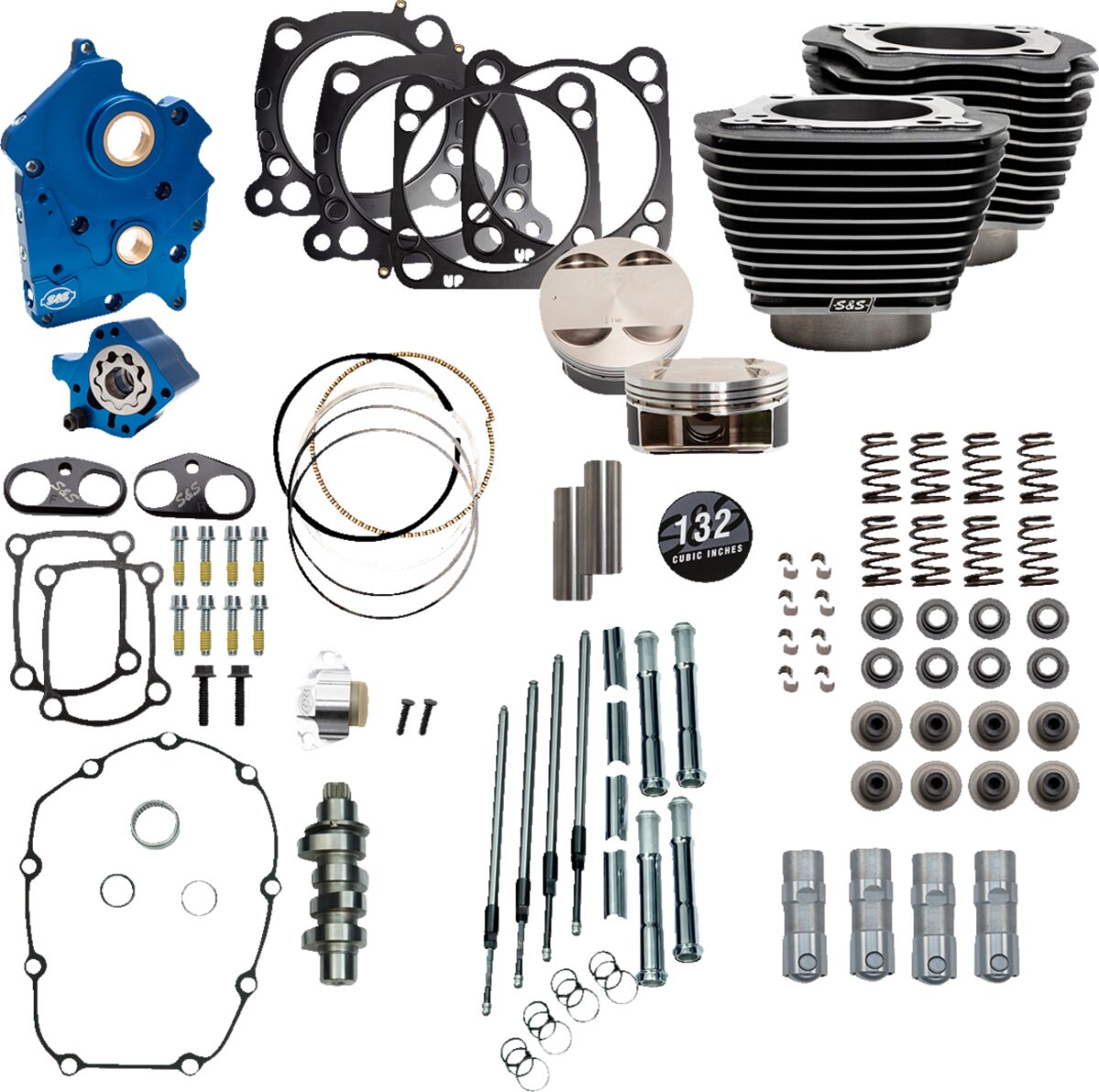 132" Power Package Engine Performance Kit - Chain Drive - Oil Cooled ...