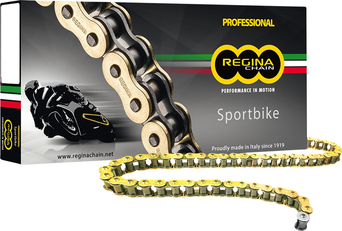 135 Zrp 114 Rivet Link 520 Z-Ring Replacement Drive Chain / Gold ...
