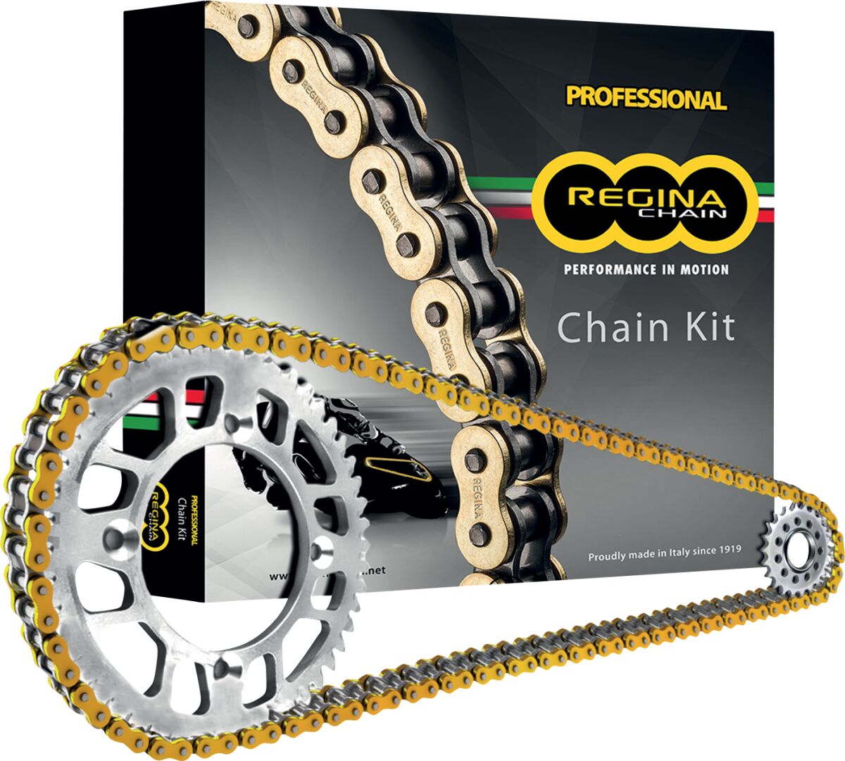 135 Zrt 110 Rivet Link 520 O-Ring Chain Kit / 16 Teeth Front & 39 Teeth ...